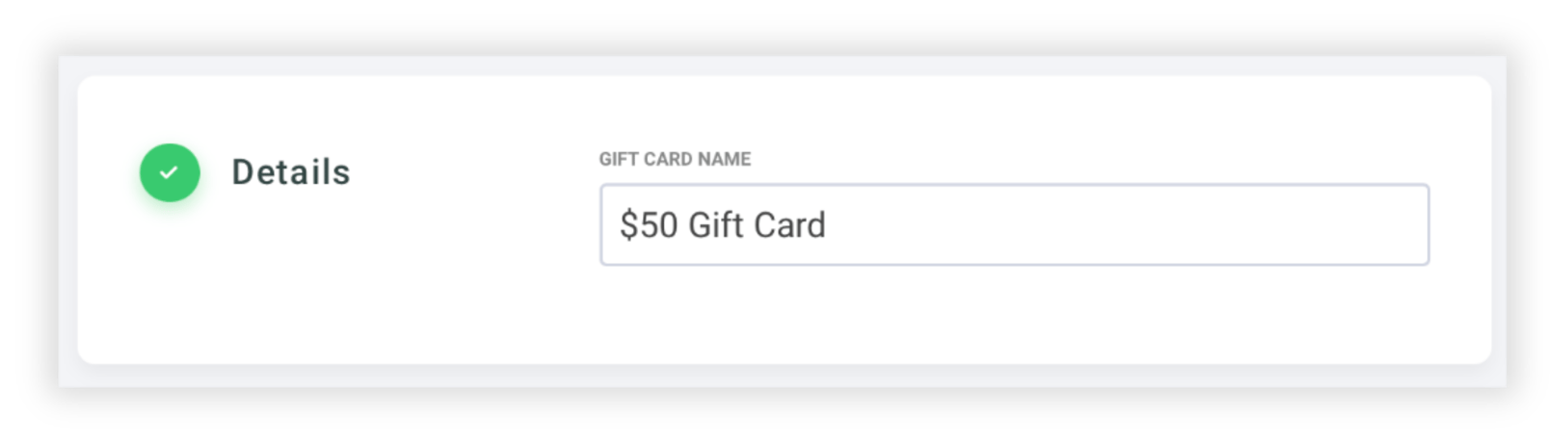 Digital Gift Cards