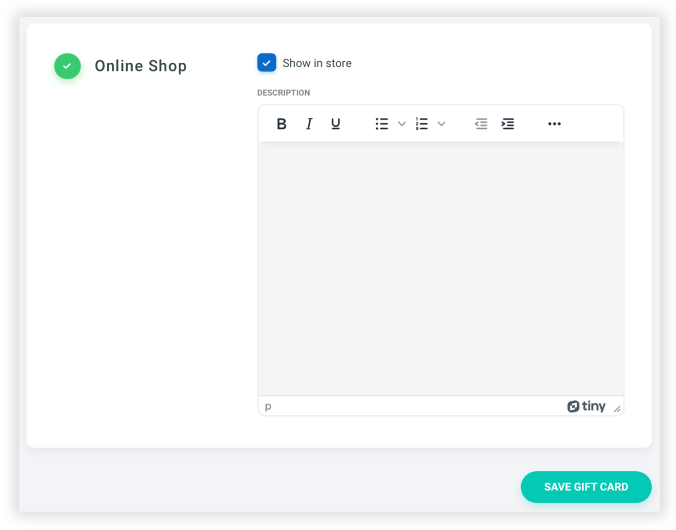 Digital Gift Cards