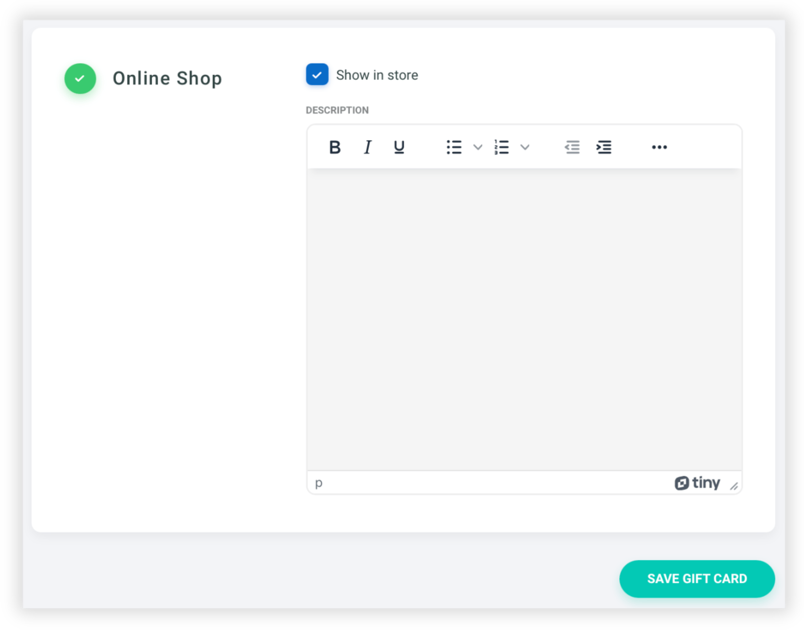 Digital Gift Cards
