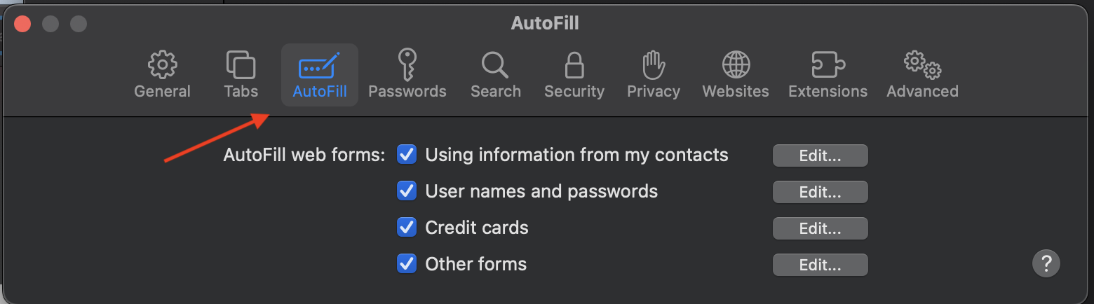 Disabling form autofill in the browser