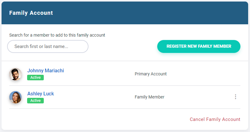 Family Accounts