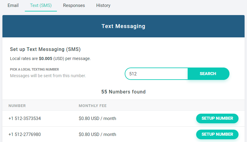 Text / SMS Messaging